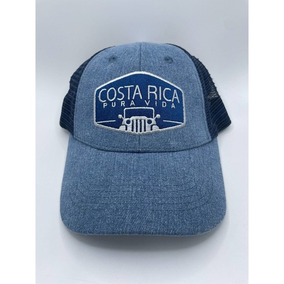 Optimis | Accessories | Costa Rica Cap Optimis Mesh Snapback Hat Blue ...